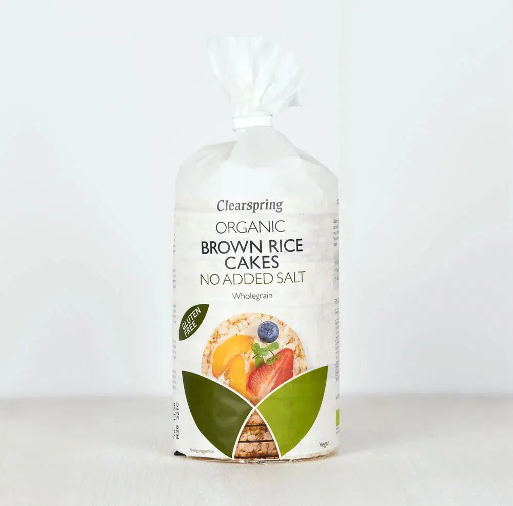 Clearspring Organic Brown Rice Cakes - No Added Salt 120g – Naturalia ...