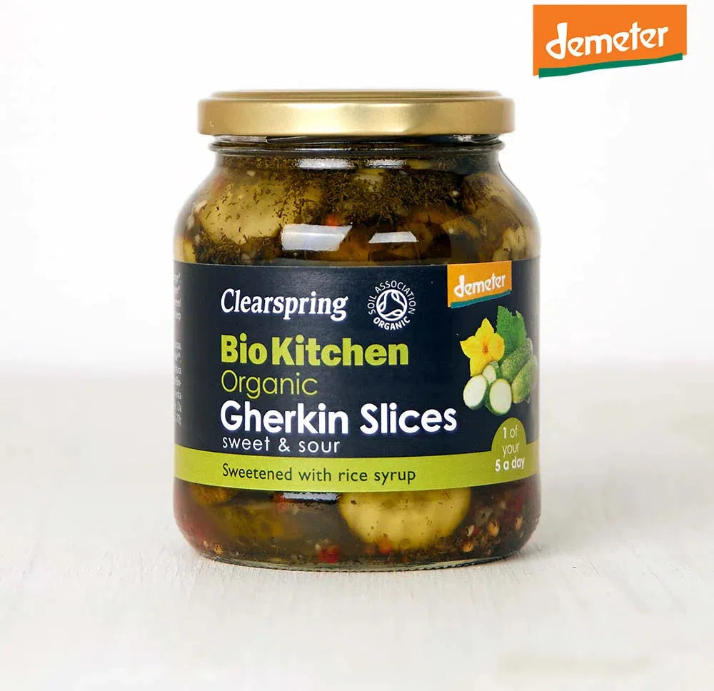 Cleasrspring Gherkin Slices (Sweet & Sour) 350g – Naturalia Organic Lebanon