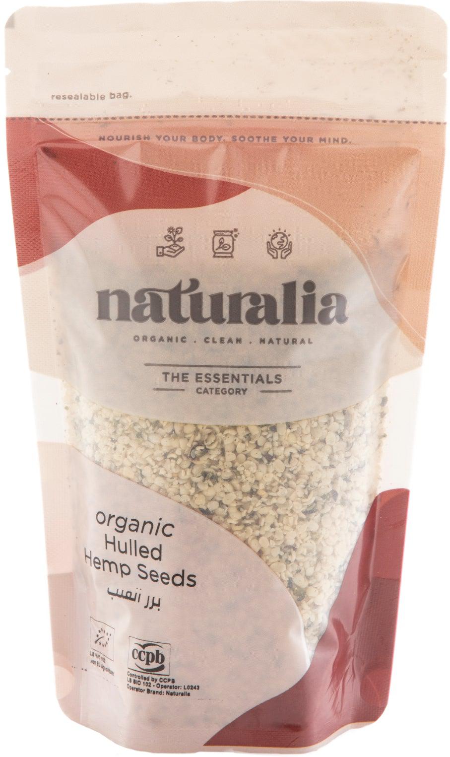 Organic Hulled Hemp Seeds 200g – Naturalia Organic Lebanon