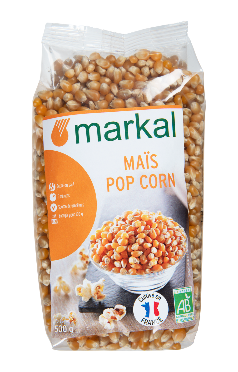 Organic Popcorn Markal 500g – Naturalia Organic Lebanon